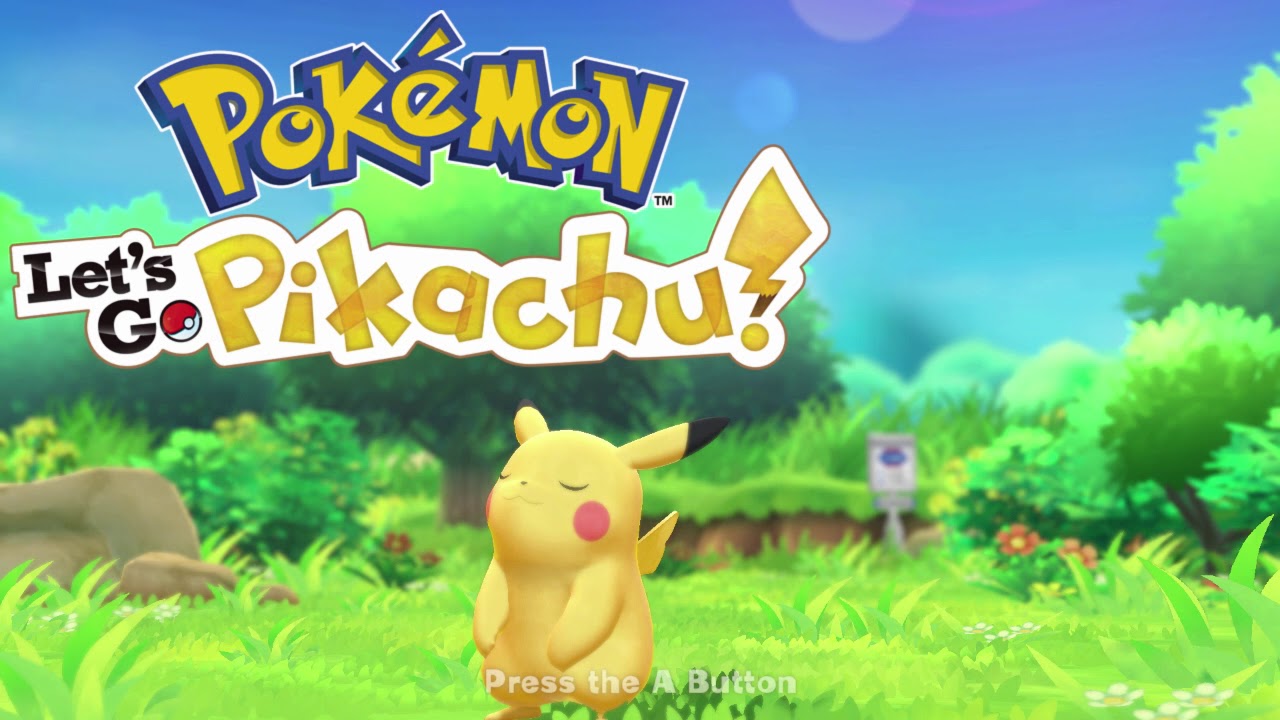 Pokémon: Lets Go Pikachu - Title/Intro - YouTube
