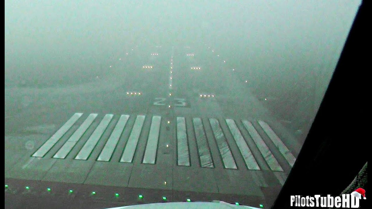 737 ILS CAT3 Autoland - Cockpit View! - YouTube