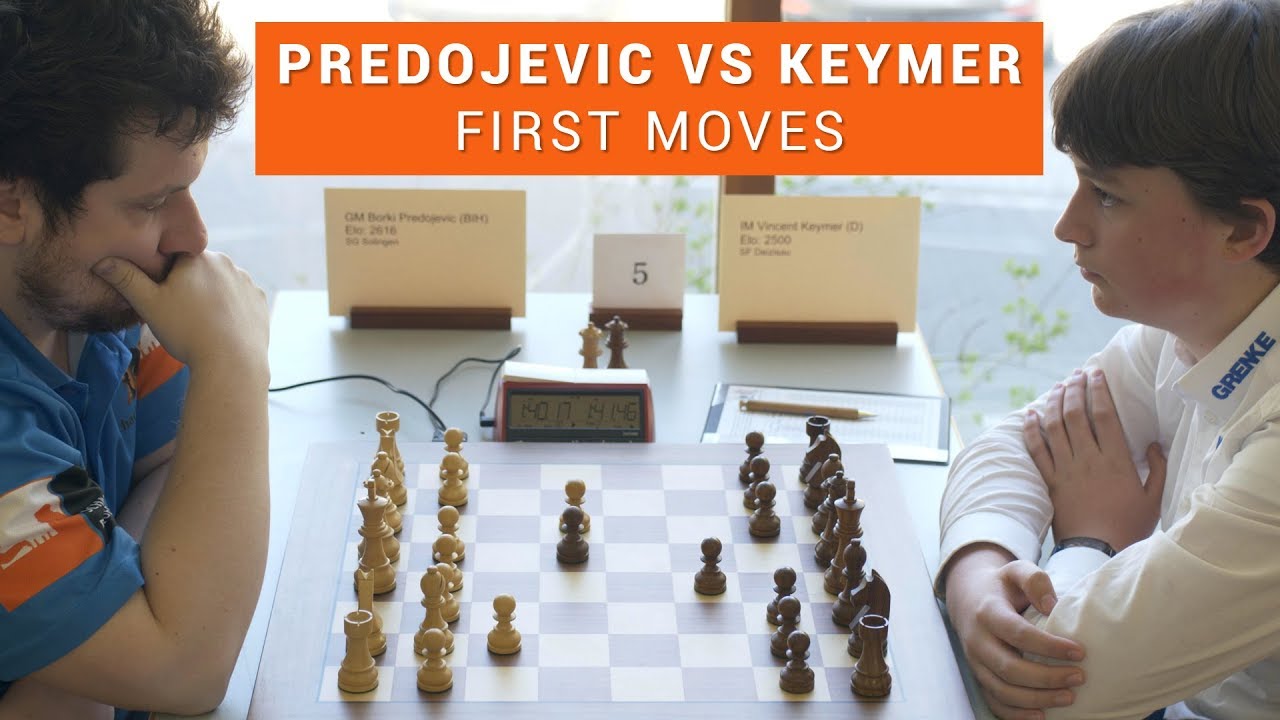 Keymer vs Predojevic | First Moves | Schachbundesliga 2019 - YouTube