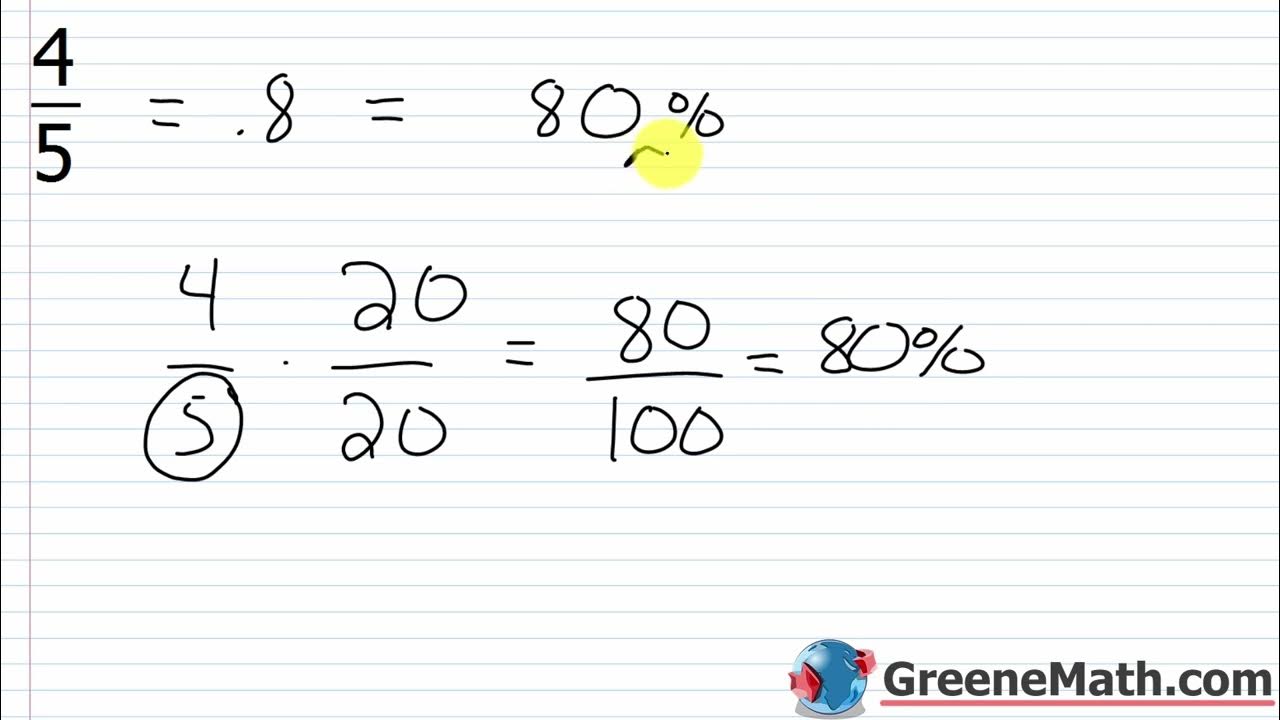 Pre-Algebra Lesson #45 Working with Percentages in Math - YouTube