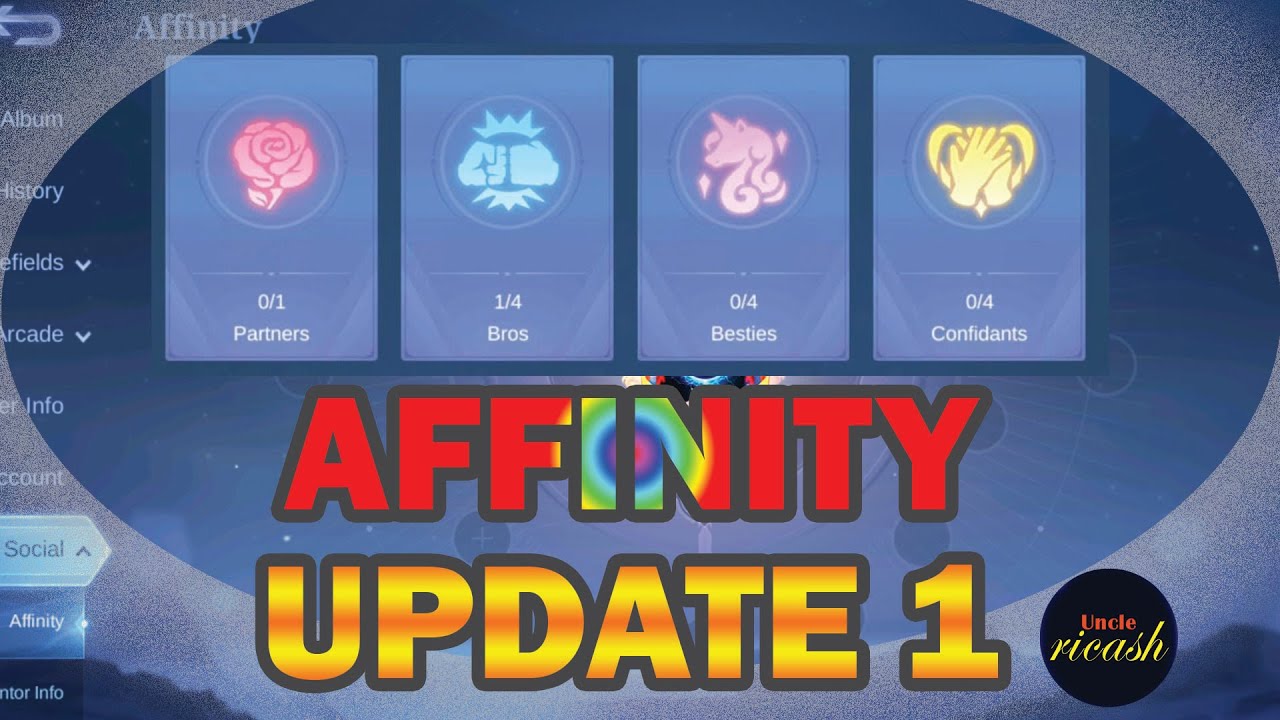 Affinity update1 | How to establish, remove, end, change Affinity ...