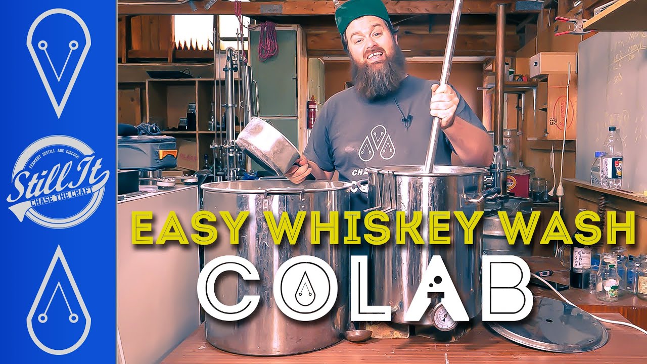 Basic Whiskey Wash Recipe : Malt Co-Lab - YouTube