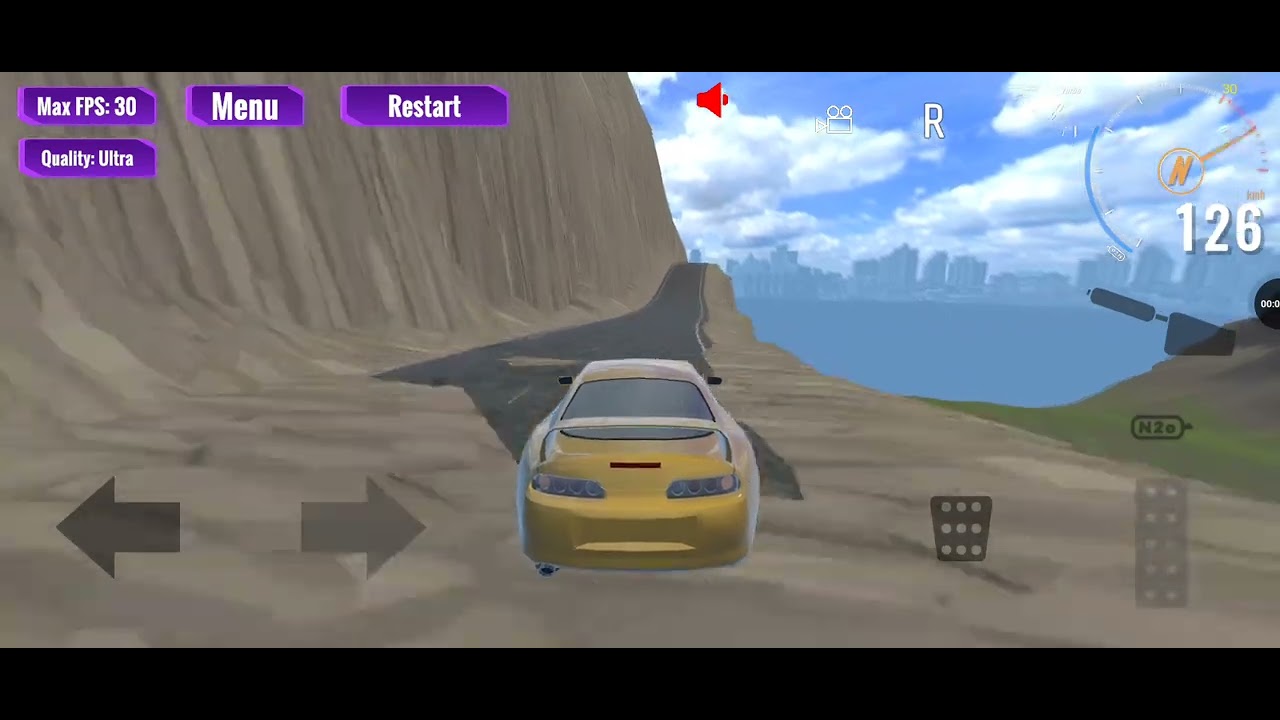 Death Road on Toyota Supra: Car Crash Mayhem: #carcrashmayhem #gaming # ...