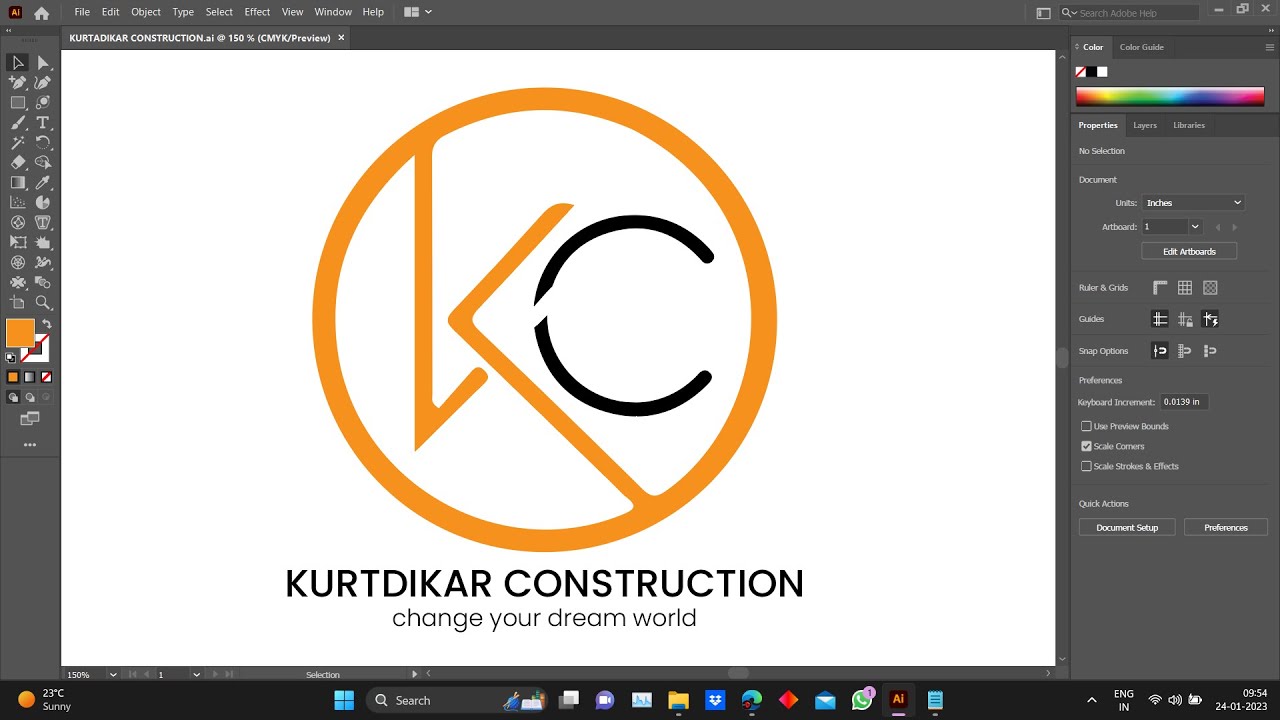 ILLUSTRATOR LOGO TRACING PART 4 BASIC TUTORIAL FREE - YouTube