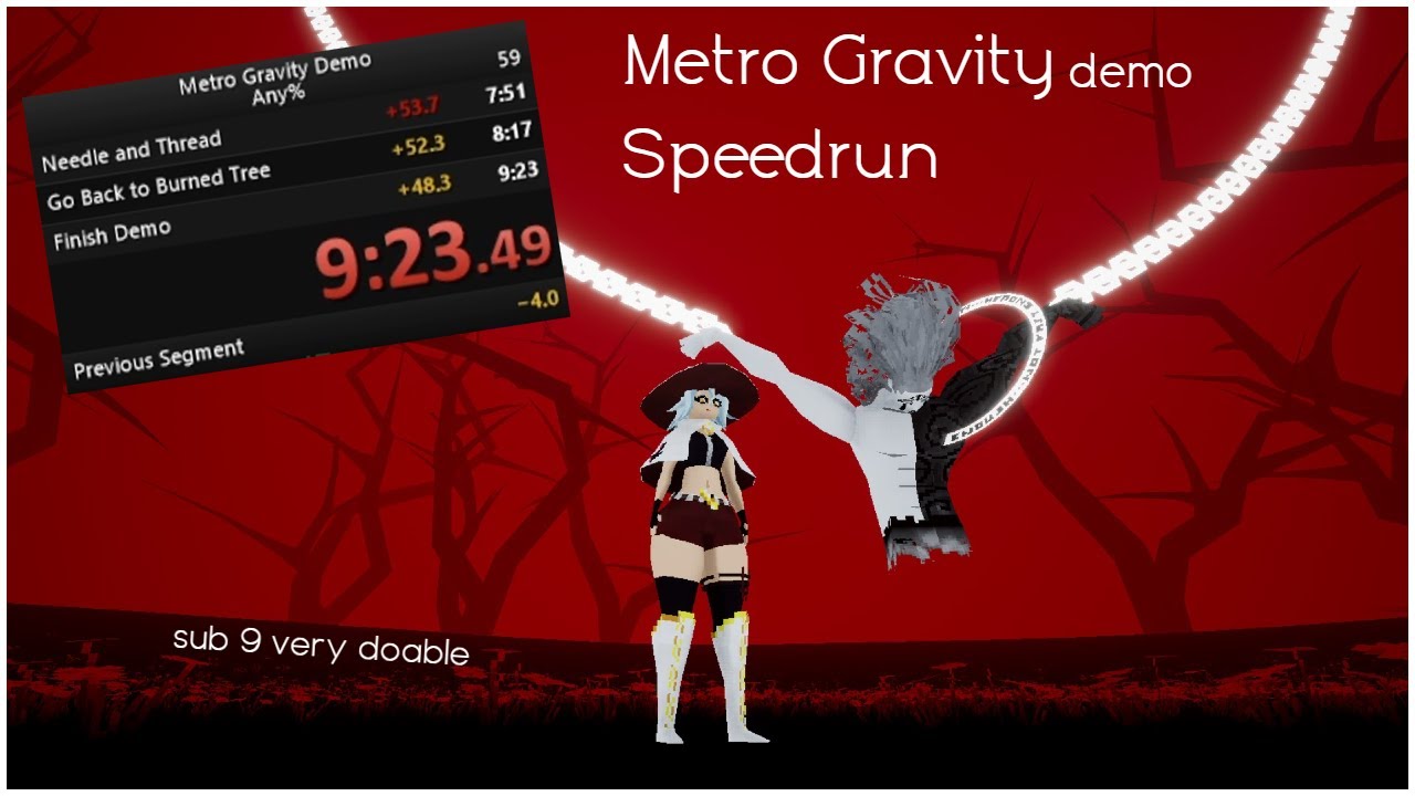 Metro Gravity Demo in 9:23 - Super cool speedrun Any% - YouTube