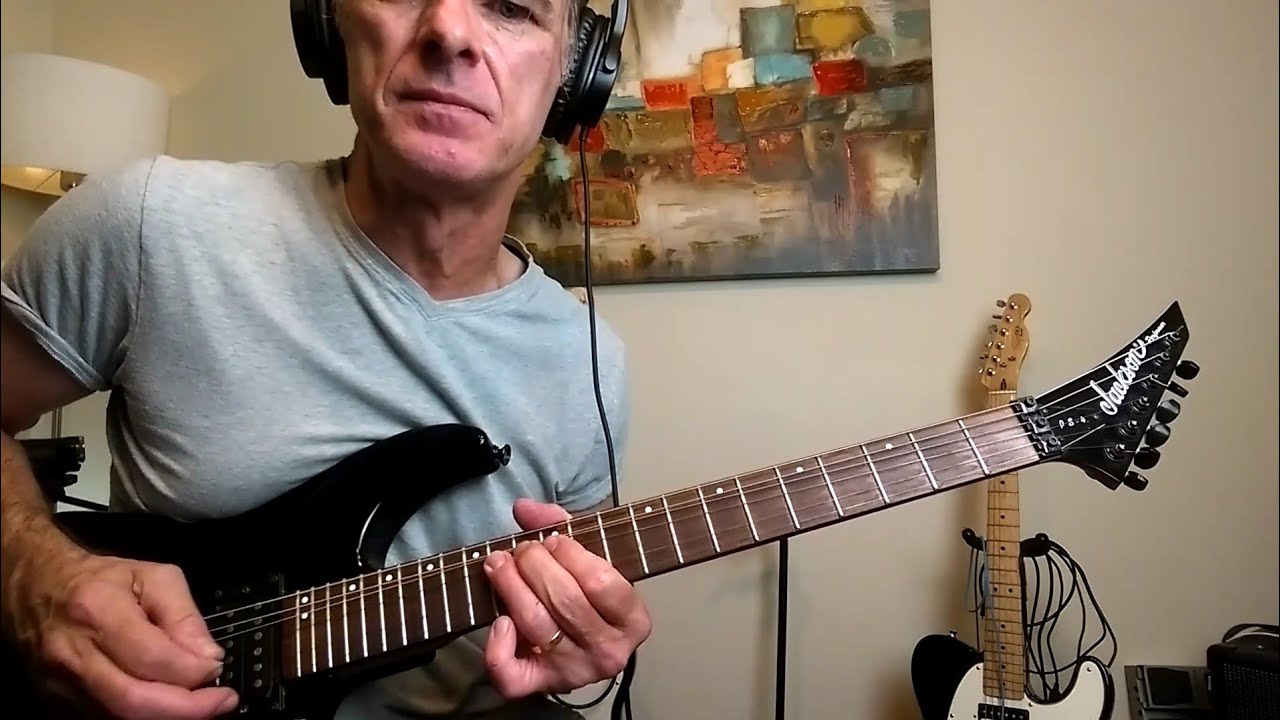 How to play the solo to Stranger in a Strange Land - Adrian Smith ...