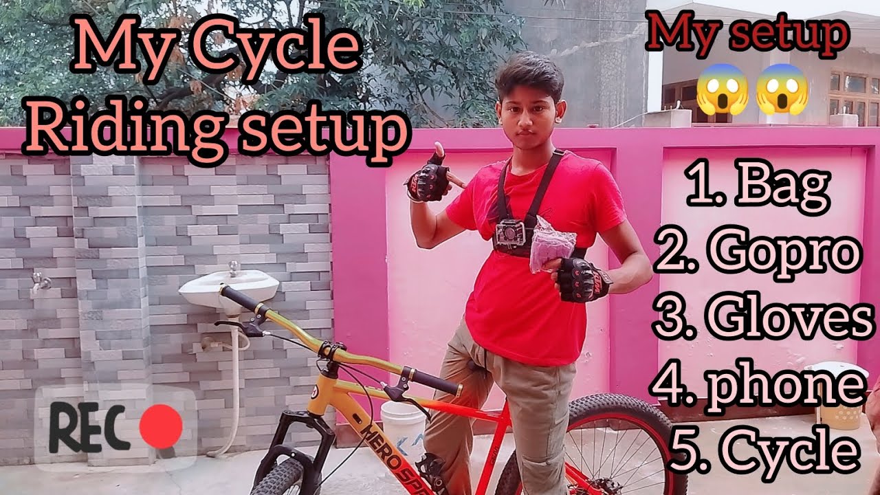 My YouTube cycle riding setup 😱 #bicycle #rc_rider_390 #cycling #modification - YouTube