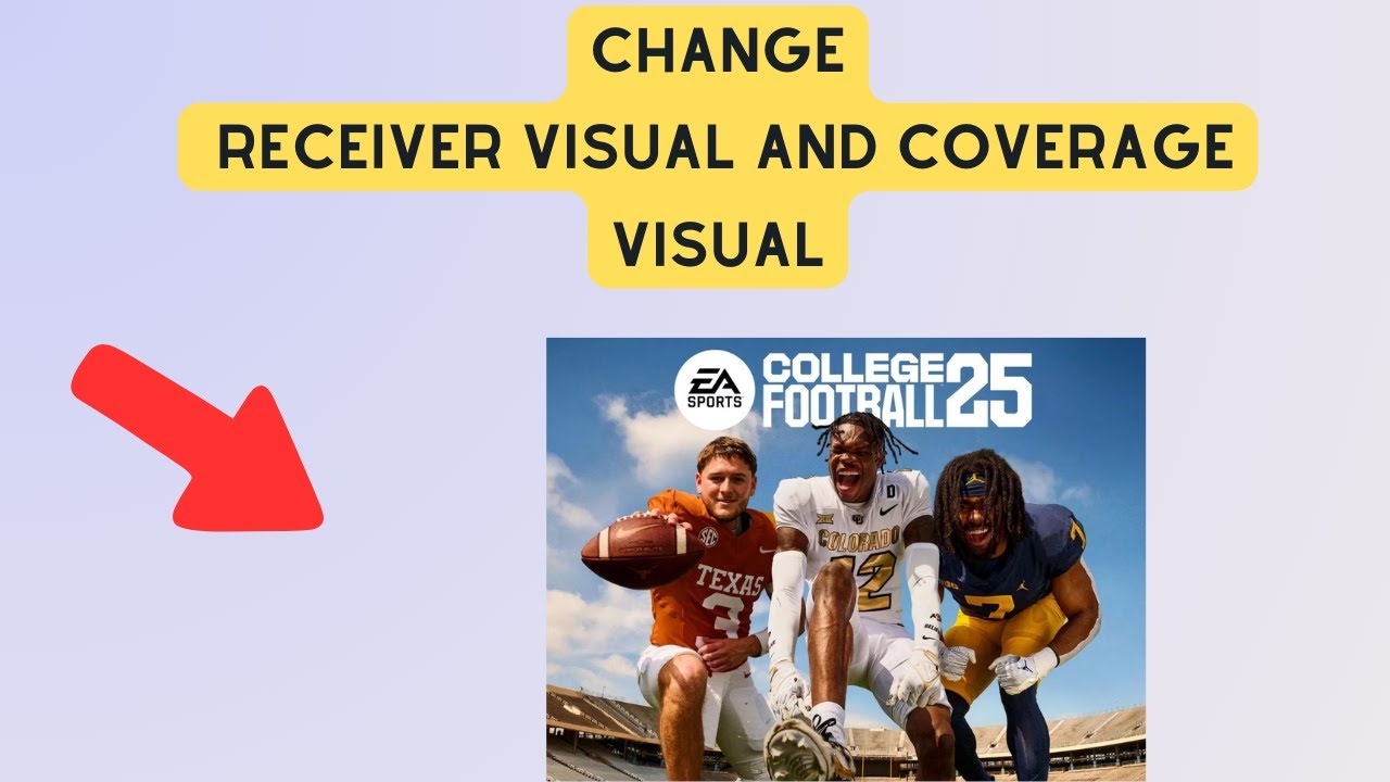 How to Change Receiver Visual and Coverage Visual Assist in College ...