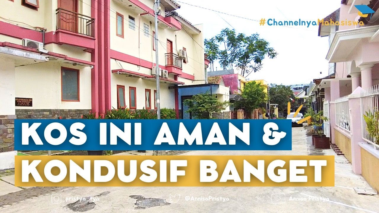 Kos Putri yang Aman dan Nyaman di Jalan Bunga Pinang Merah 1 - YouTube