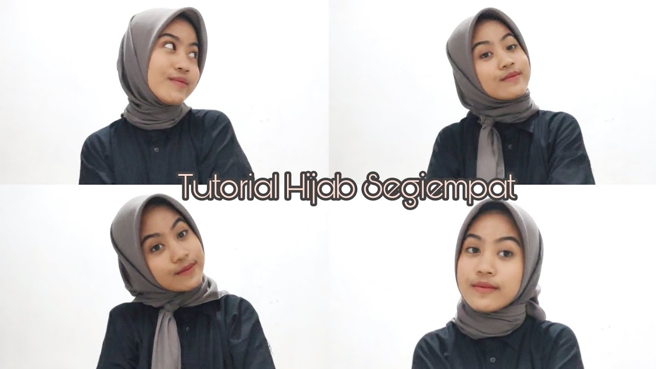 Tutorial Kerudung Segiempat | Mudah dan Simple - YouTube