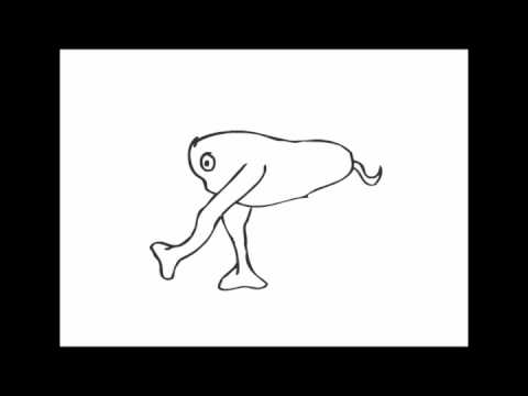 Walk Cycle Keyframes (Side View) - YouTube