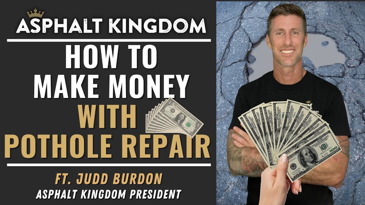 How To Make Money With Pothole Repair with Judd Burdon #potholehunting - YouTube