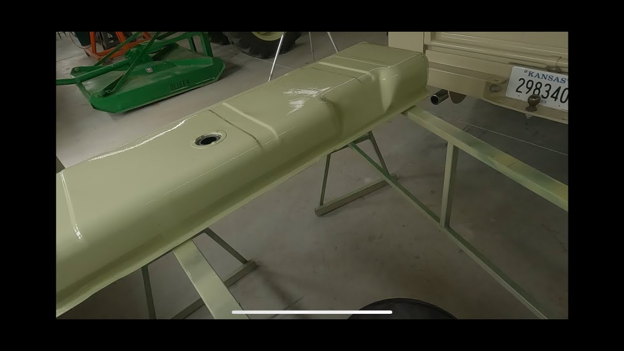 Gas Tank Restoration On A 1961 International C110 Pickup Truck - YouTube