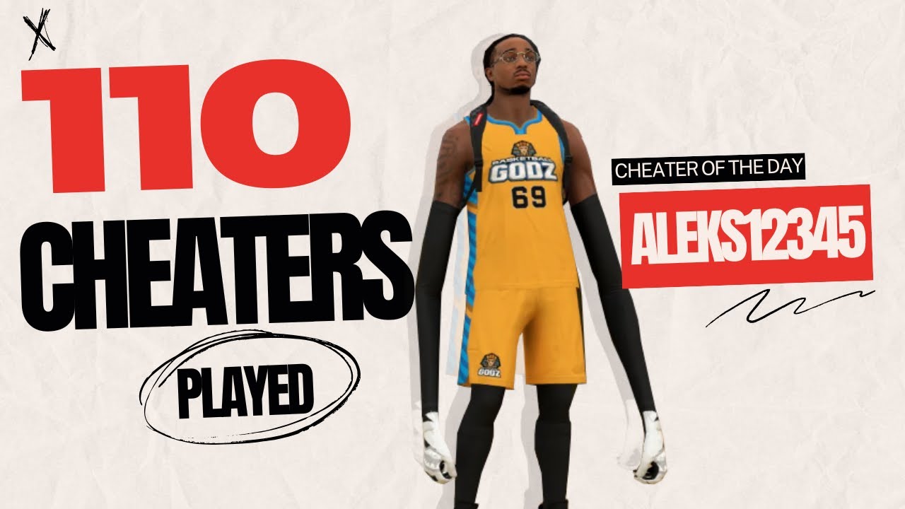 110 cheaters played NBA 2K25 - YouTube