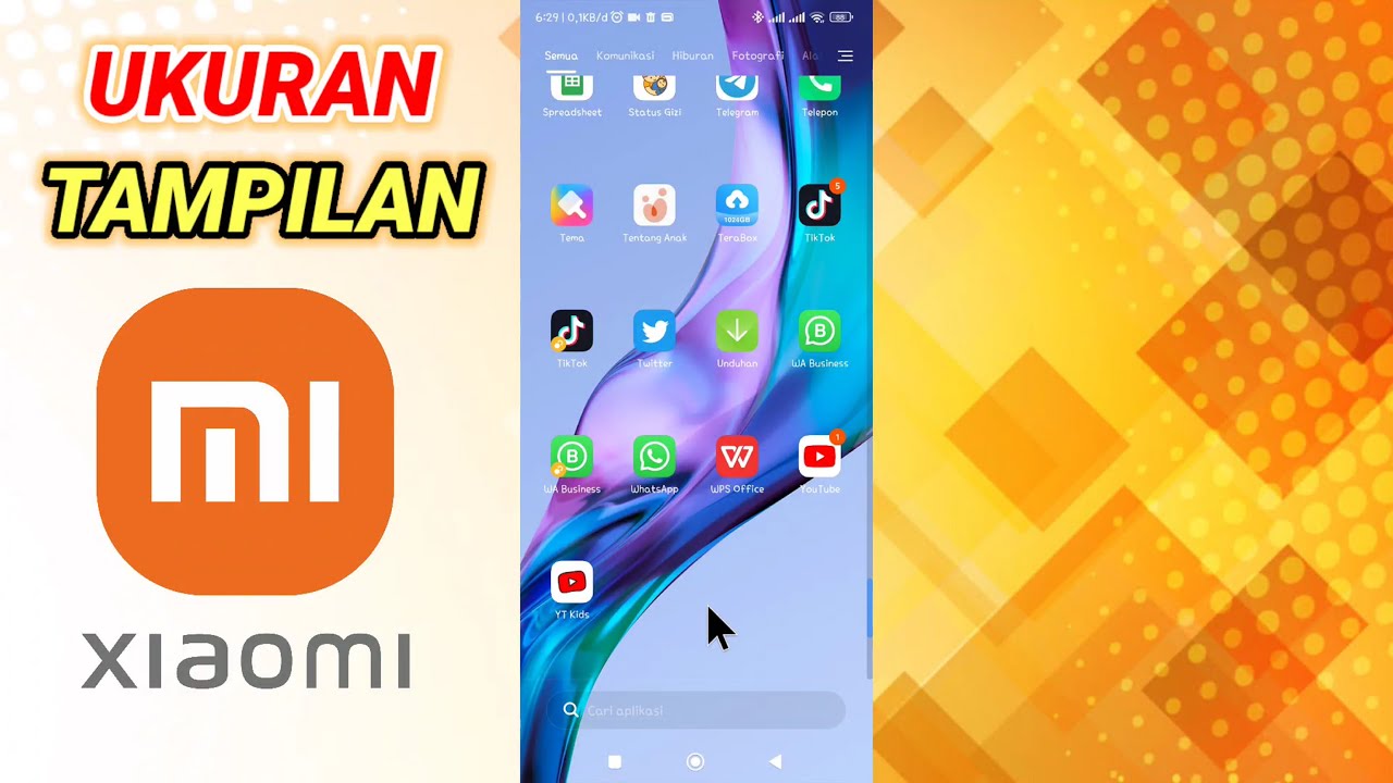 Cara Mengubah Ukuran Tampilan Layar Hp Xiaomi - YouTube