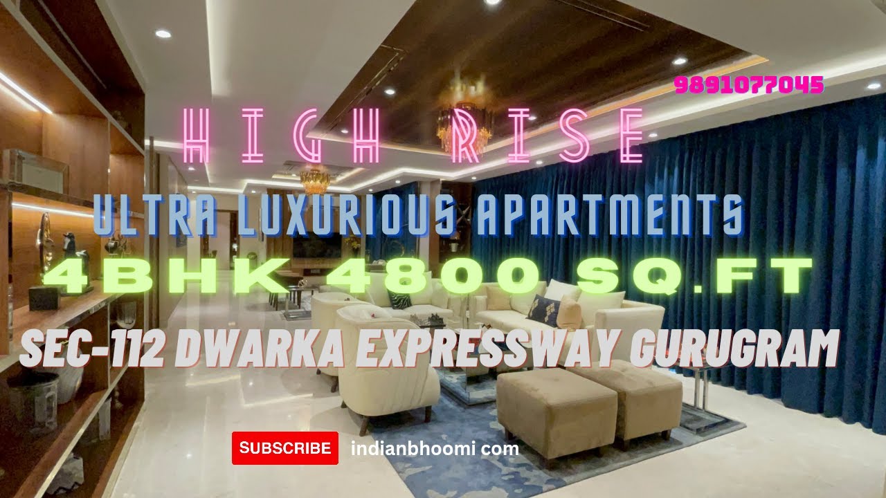 Luxurious High Rise Apartments 4BHK 4800SqFt On Dwarka Expressway ...