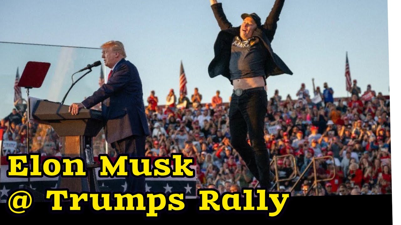 ELON MUSK energizes DONALD TRUMPs supporters at BUTLER RALLY, 3 months ...