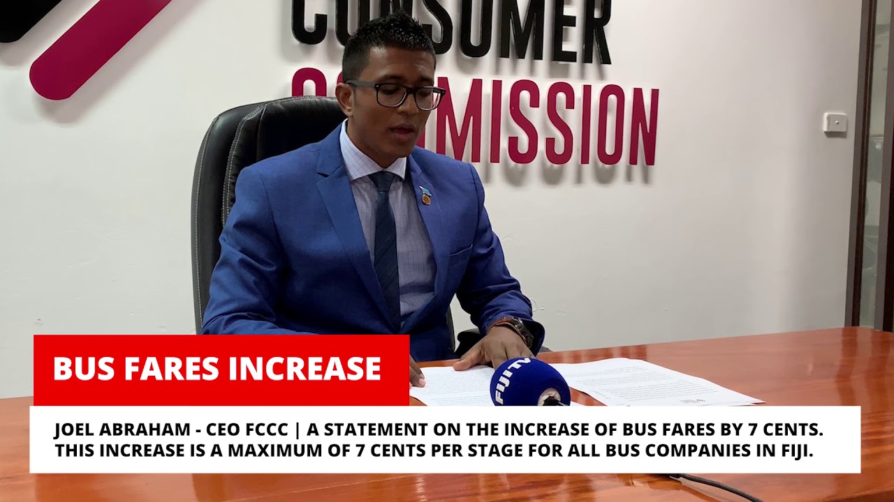 Fiji Competition & Consumer Commission - Increase in Bus Fares - YouTube