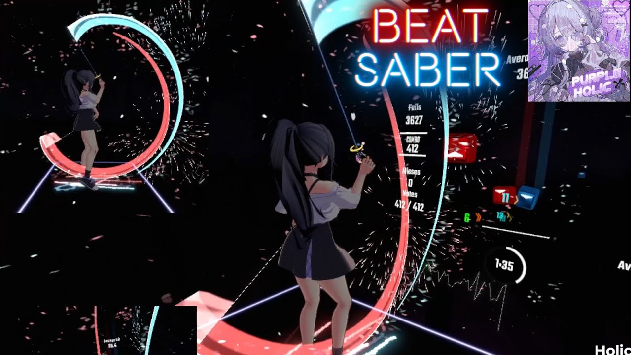 【ビートセイバー】Holic tune - 乃花こより / Mapper Vassa - YouTube