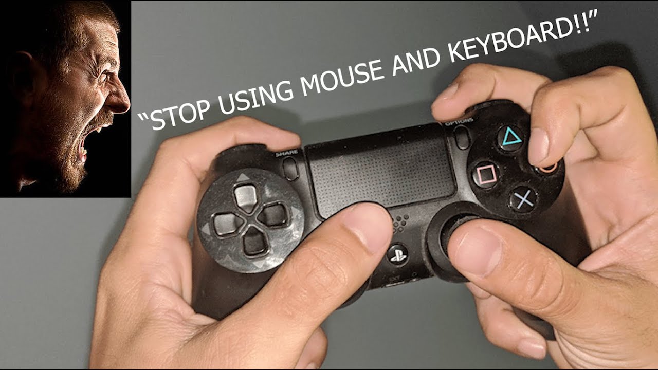 he thinks im using a mouse and keyboard to CHEAT on playstation ...