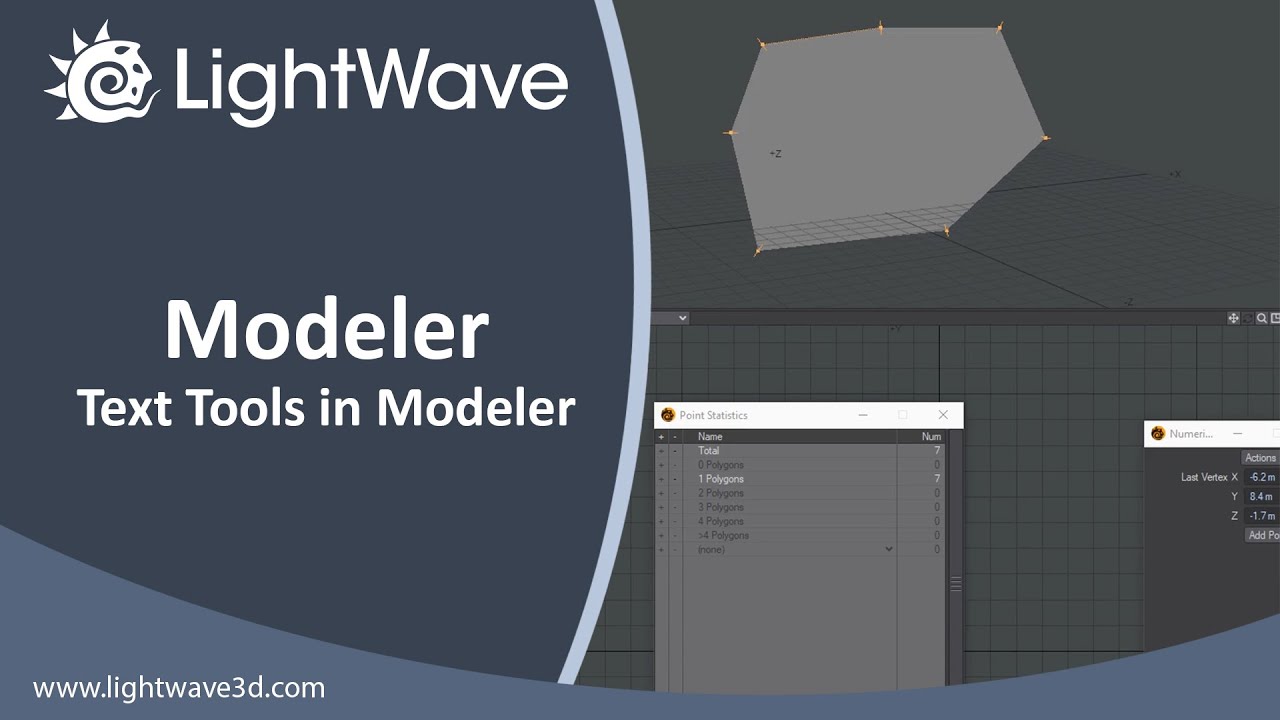 Lightwave 3D Making Shapes with the point tool - YouTube