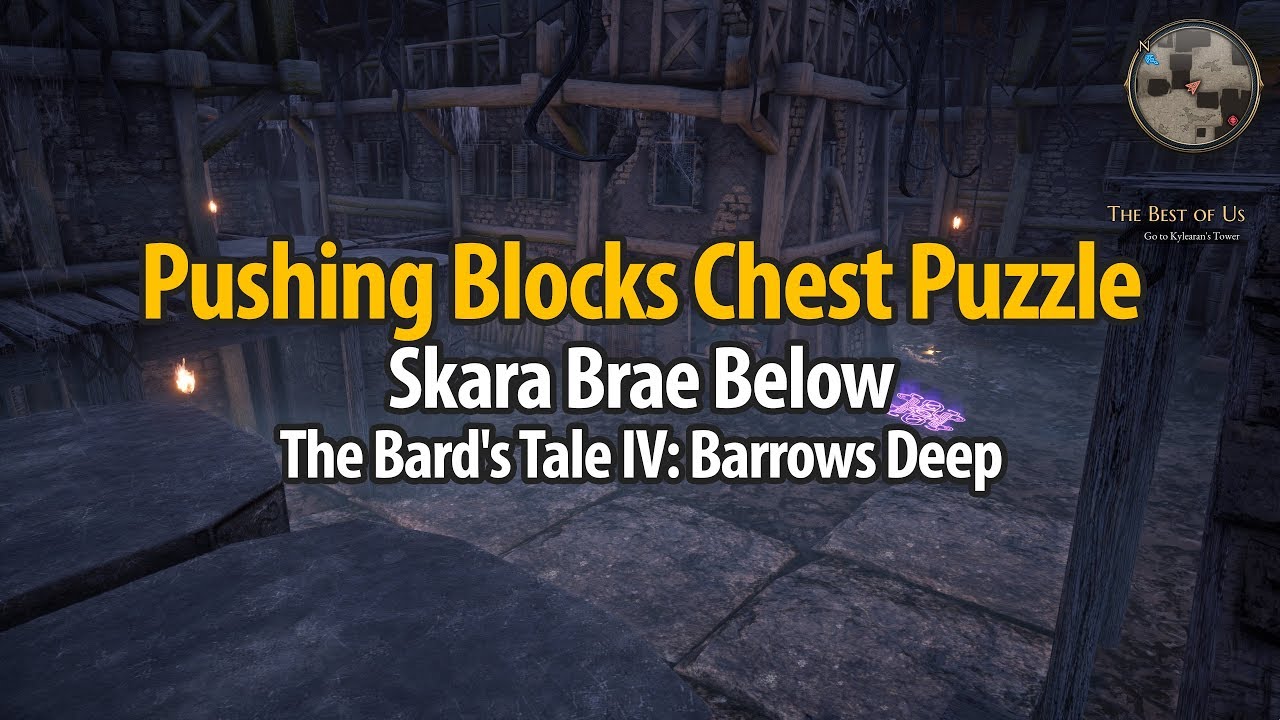 Pushing Blocks Chest Puzzle in Skara Brae Below - The Bard's Tale IV ...
