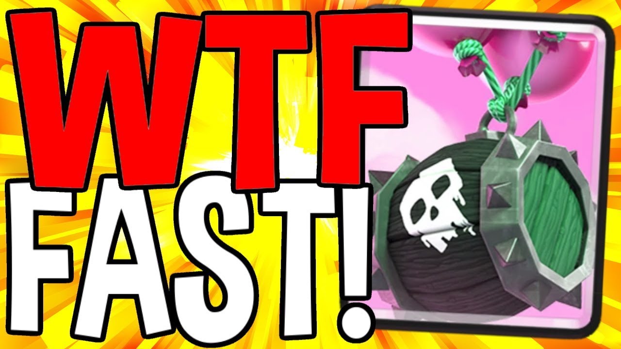 WOW Buffed Skeleton Barrel is INSANE! - Clash Royale - YouTube