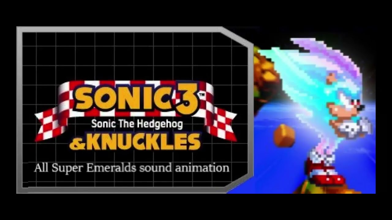 Hyper Sonic Full Super Chaos Emeralds Animation - YouTube