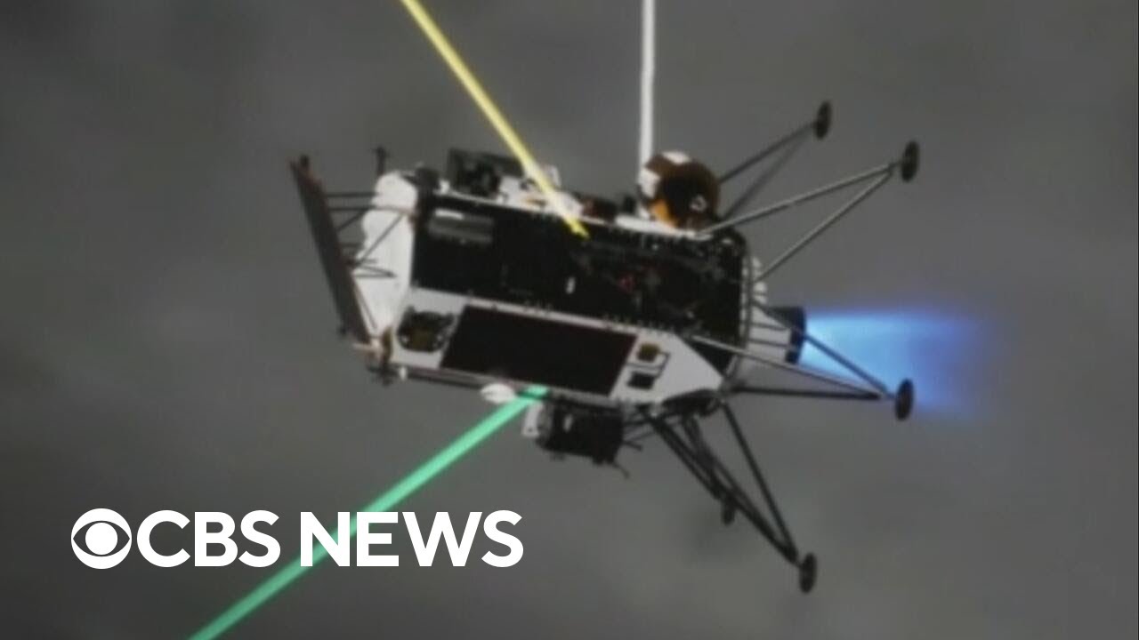 Lunar lander's touchdown shrouded in mystery, location unknown - YouTube