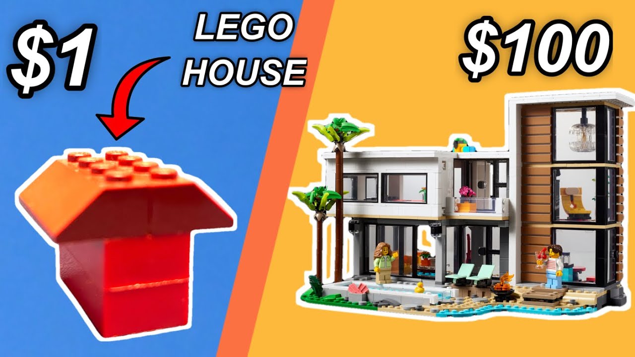 $1 vs $100 LEGO SETS - YouTube