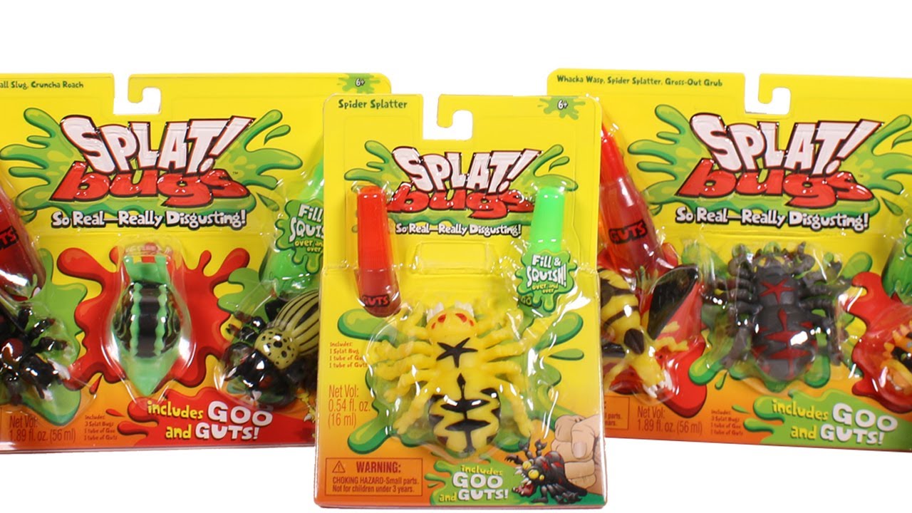 Splat Bugs Slime Unboxing Toy Review - YouTube