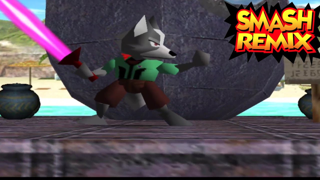 Super Smash Bros Remix HD Textures Remix 1P Mode Very Hard Wolf ...