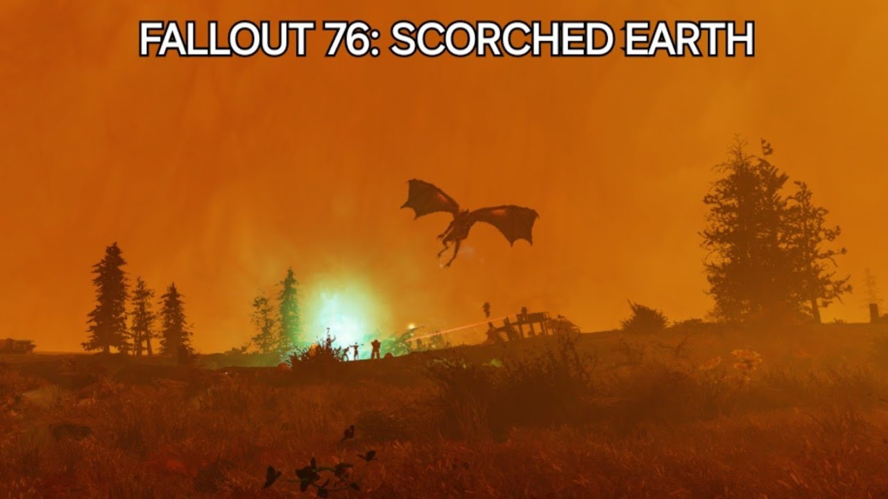 Fallout 76: Scorched Earth (Scorchbeast Queen) - YouTube