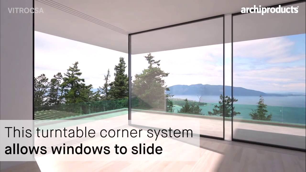 Design Clip | VITROCSA - TH+: the turnable corner sliding system - YouTube