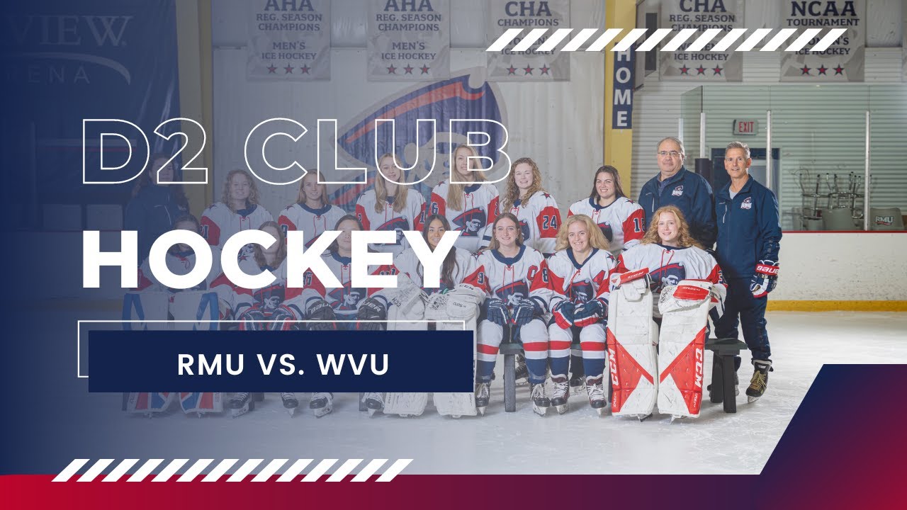 ACHA RMU Women's D2 Club Hockey vs. WVU 12/9 - YouTube