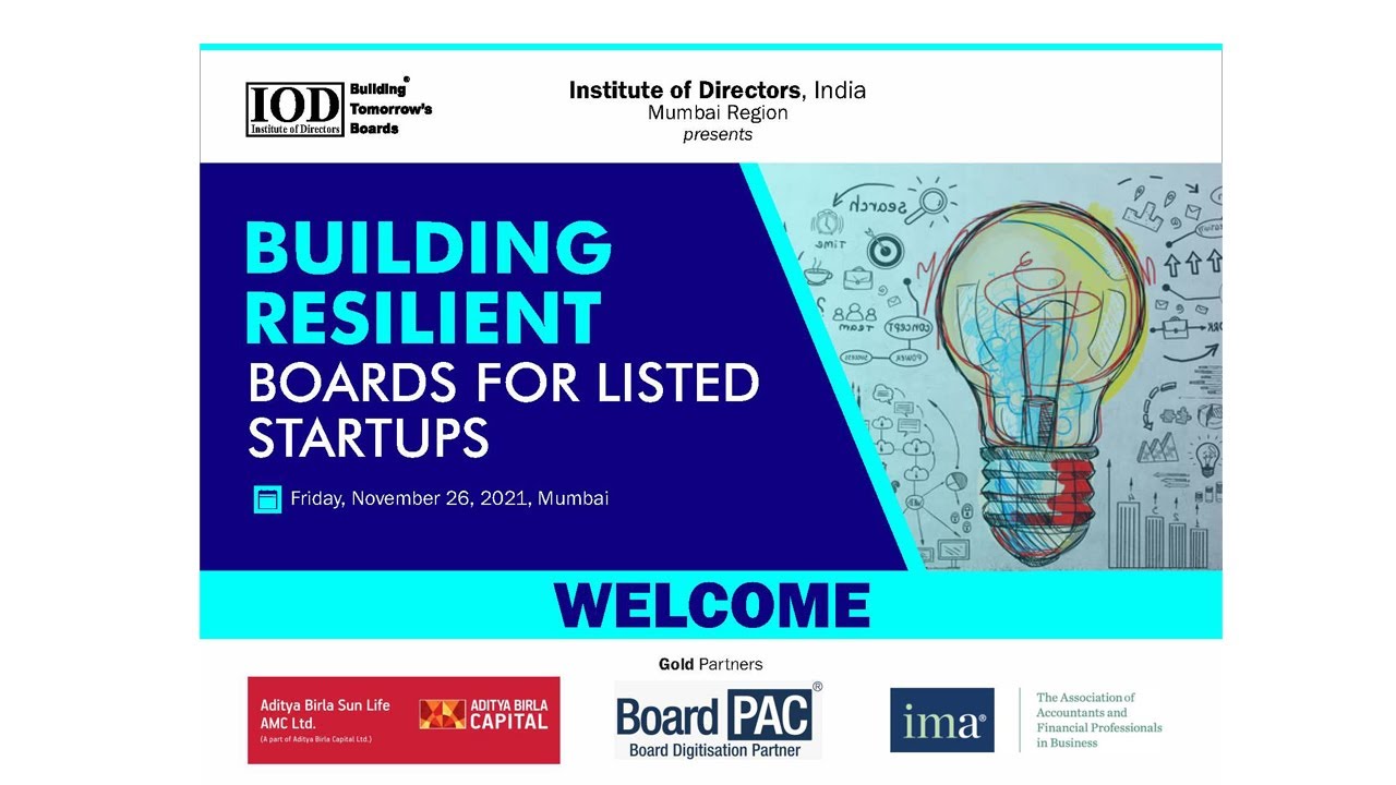 (Live Streamed) Building Resilient Boards For Startups-Mumbai - YouTube