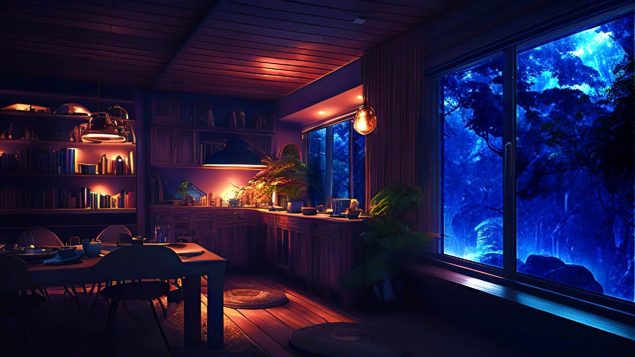 Rain Sounds For Sleeping ~ Peaceful Rain Ambience From The Room ...