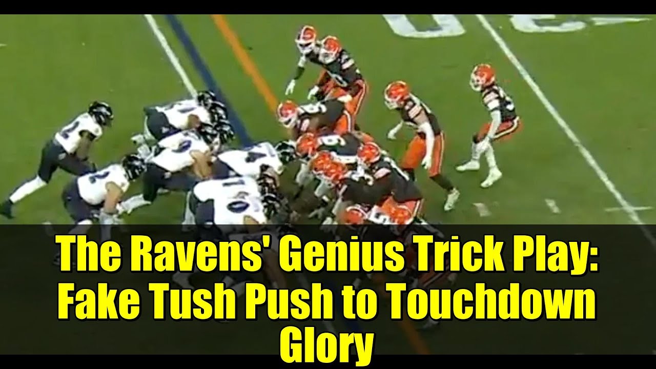 The Ravens' Genius Trick Play: Fake Tush Push to Touchdown Glory - YouTube