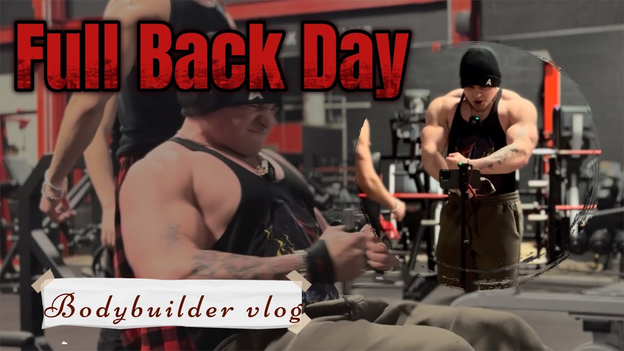 FULL BACK DAY : GYM BRO VLOGS : AFTER INJURY - YouTube