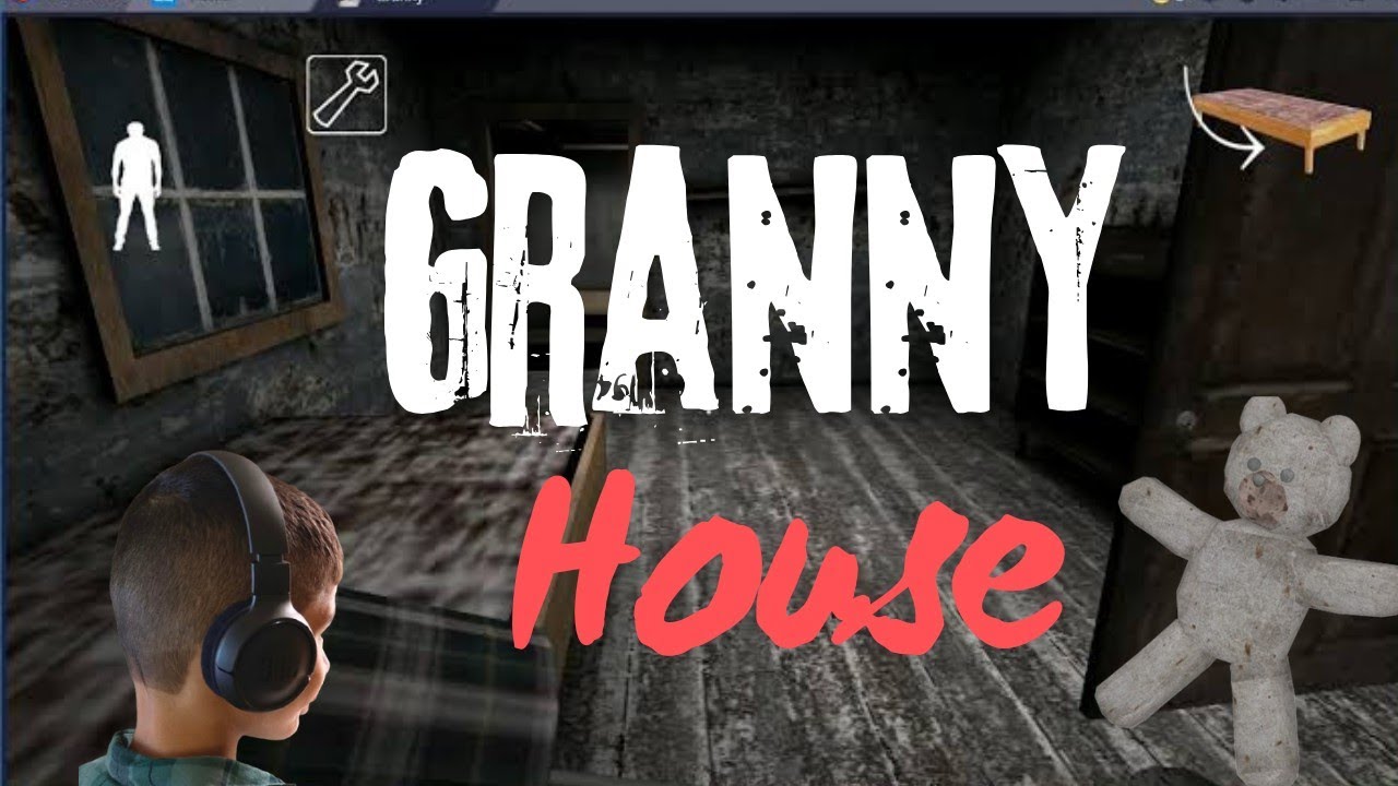 Granny house game with J gaming | Granny game खेलना सीखो Horror Game # ...