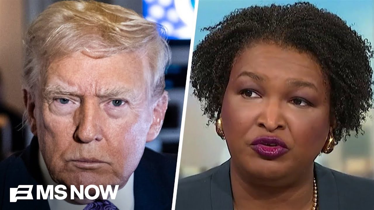 'This is racism': Stacey Abrams blasts Trump calling Somali immigrants ...