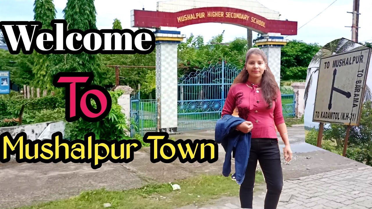 Mushalpur Town by bike - এনেকৈ এ পায় Daragaon/Moinapukhuri - YouTube