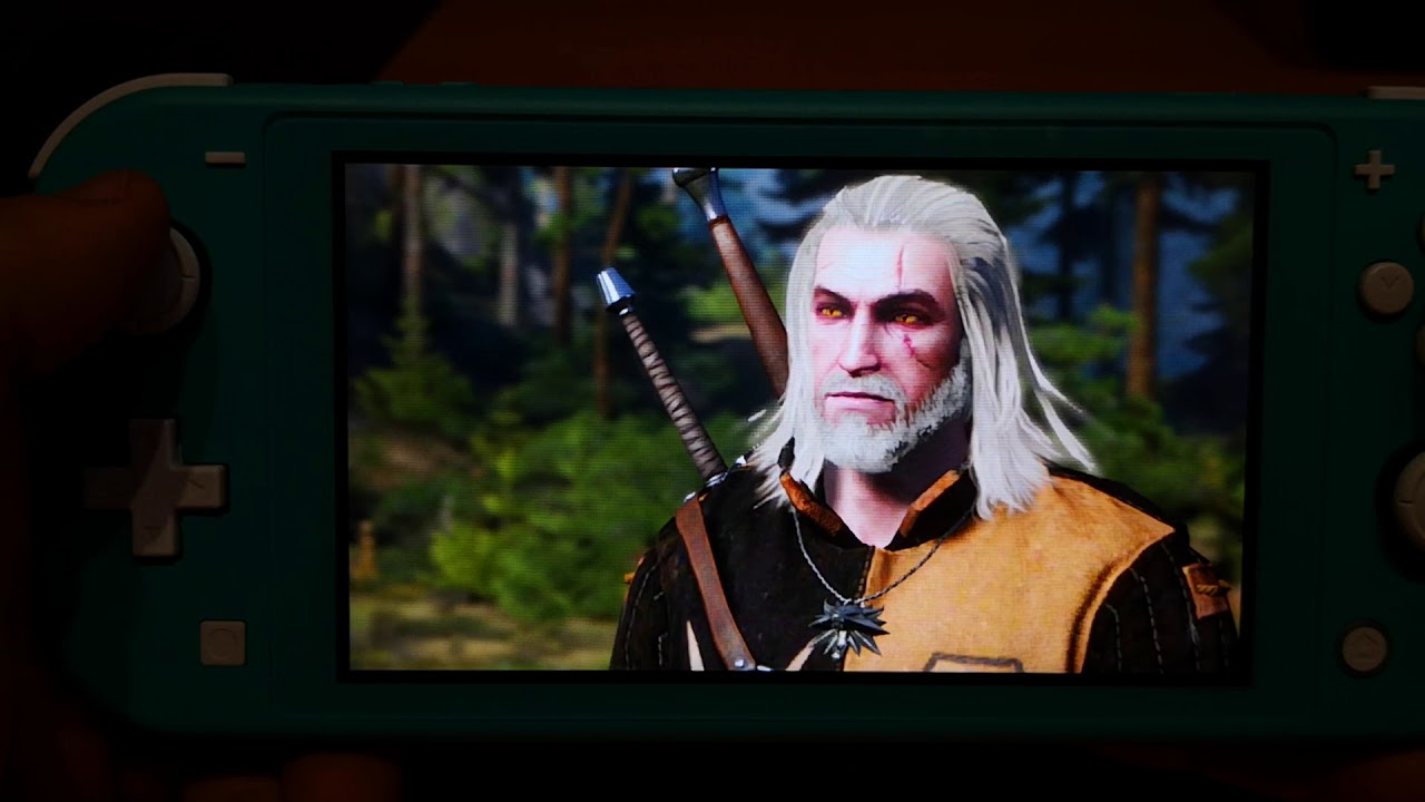 The Witcher 3 Nintendo Switch Lite - YouTube