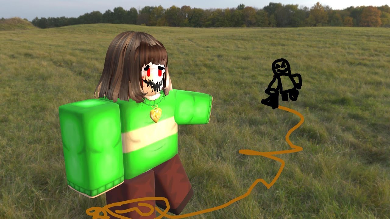 Undertale Chara Plays Rope People Simulator on roblox - YouTube