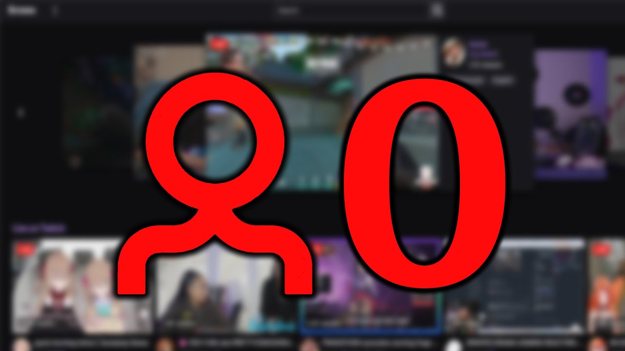 I Spent 1 Day with 0 View Twitch Streamers - YouTube