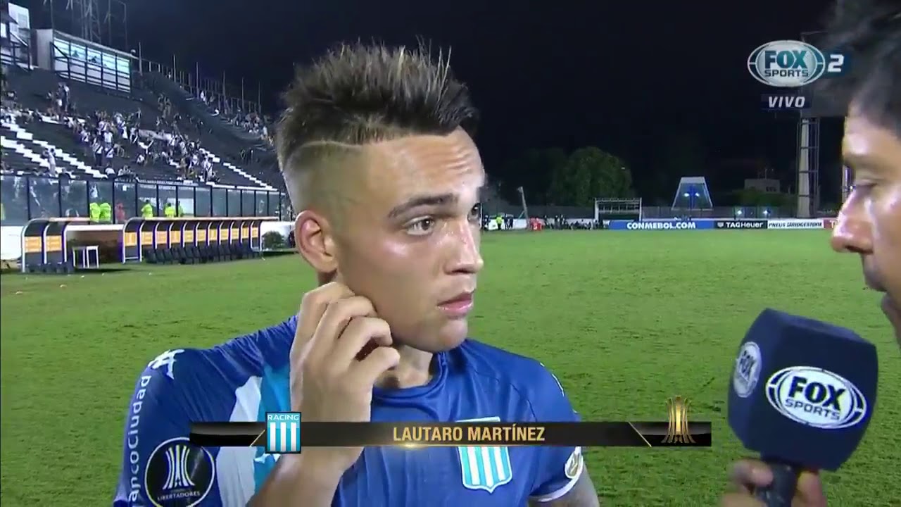 "Nos vamos conformes con este punto" Lautaro Martínez - Racing Club ...