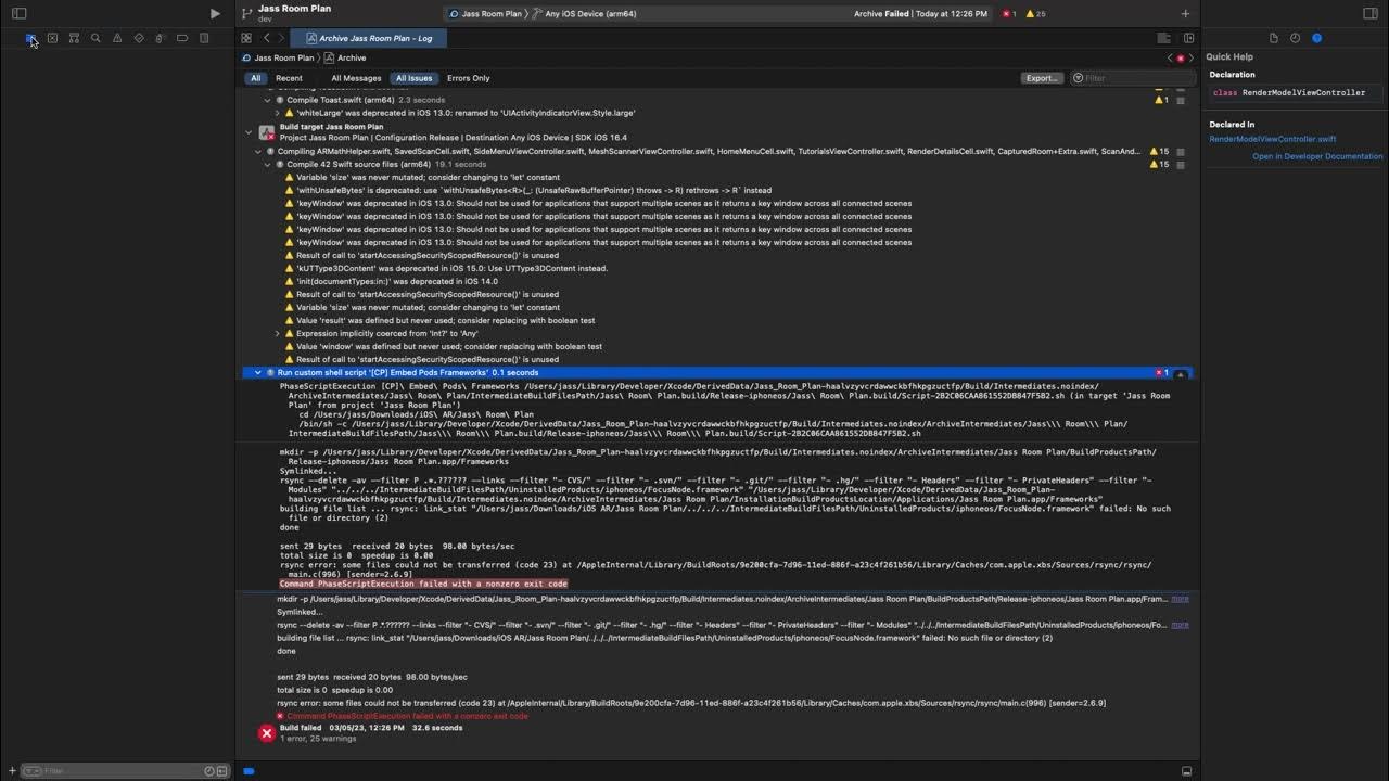 Xcode 143 Archive Error Fix Youtube