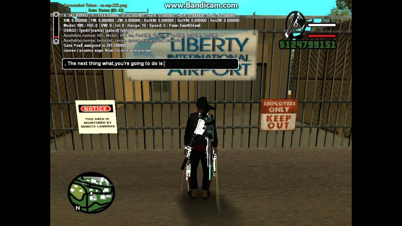 How to make a gate in SA:MP + ((/enter)) DDedit , (James Lacostee ...