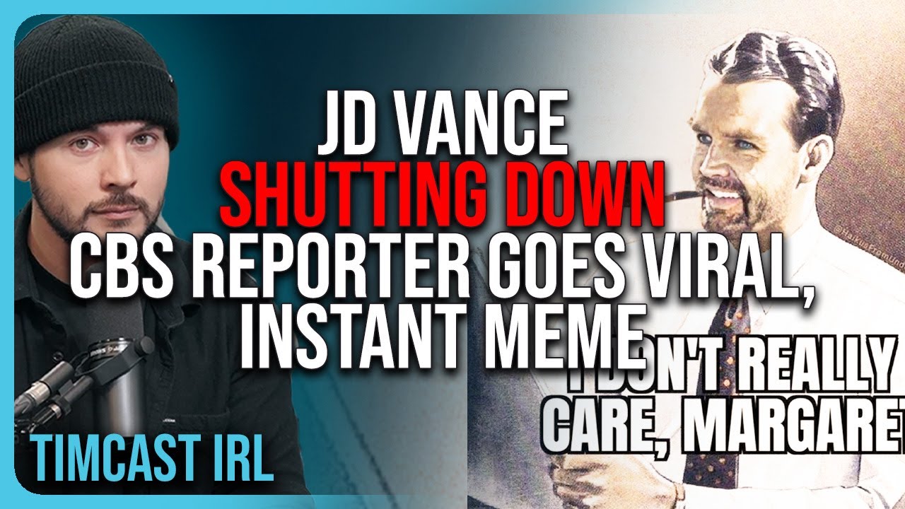 JD Vance Shutting Down CBS Reporter GOES VIRAL, Instant MEME - YouTube