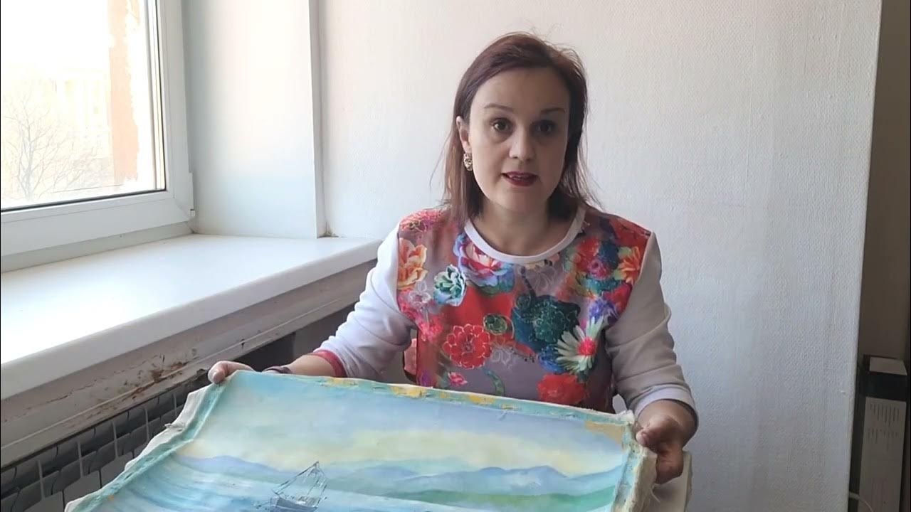 Как натянуть холст на подрамник повторно Youtube